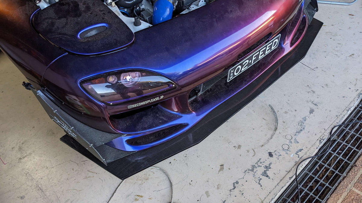RX7 FD3S Carbon Splitters – Seconds Please!