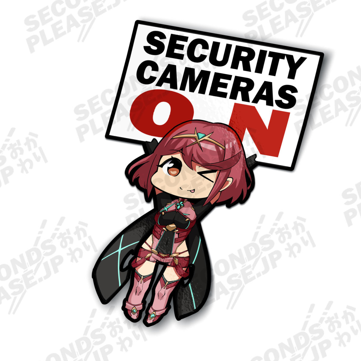 Pyra and Mythra Chibi Kiss-Cut – Seconds Please!